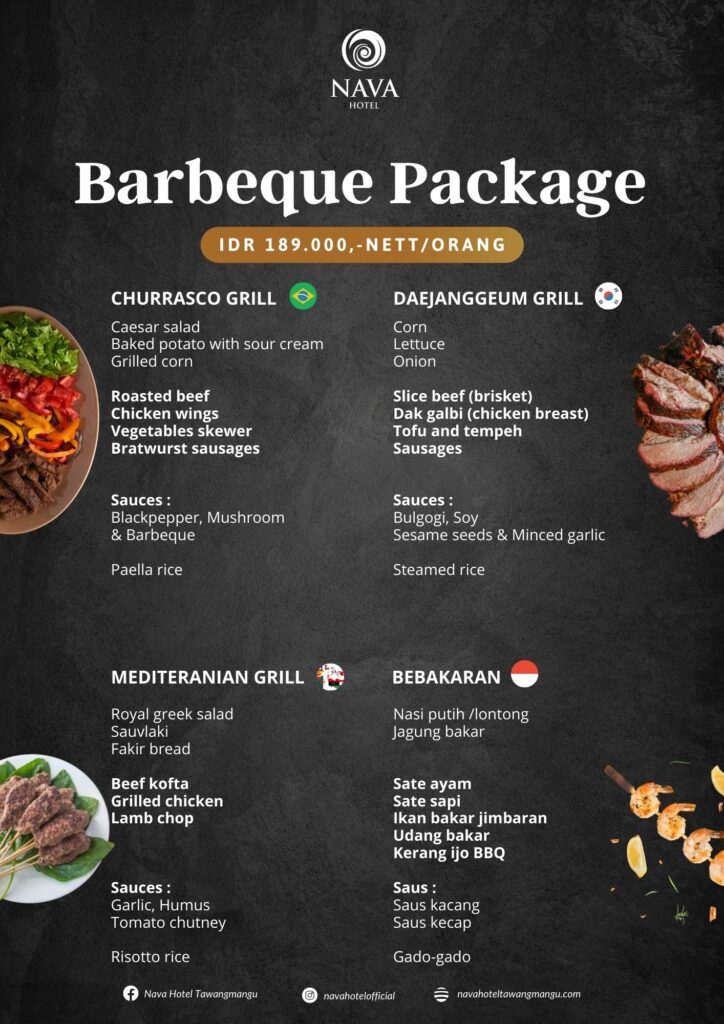 IN ROOM DINING MENU - NAVA HOTEL TAWANGMANGU