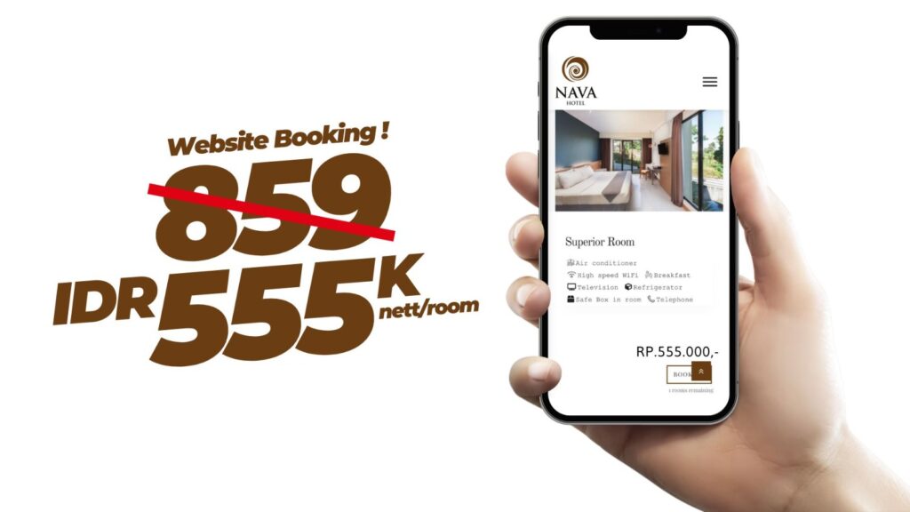 BOOKING VIA WEBSITE DI JAMIN DAPAT HARGA PALING MURAH ! - NAVA HOTEL ...